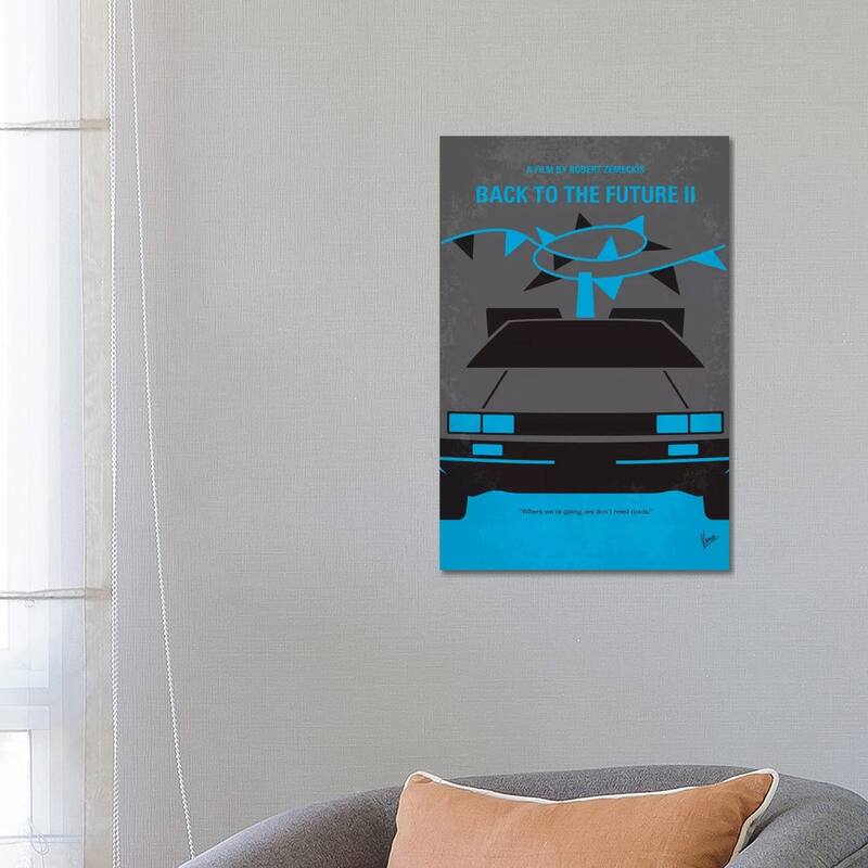 iCanvas "Back To The Future II Minimal Movie Poster" by Chungkong Canvas Print - Bed Bath ...